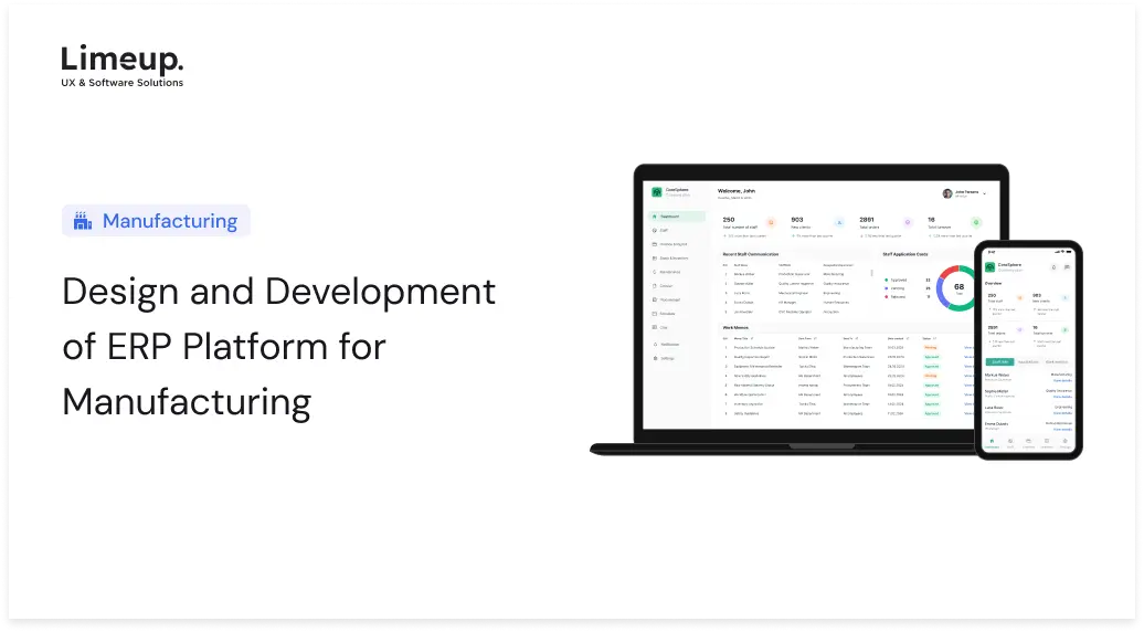 ERP Platform Design & Development (Case Study) — Limeup